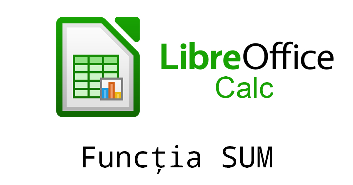 Func ia SUM LibreOffice Calc DiY Tech